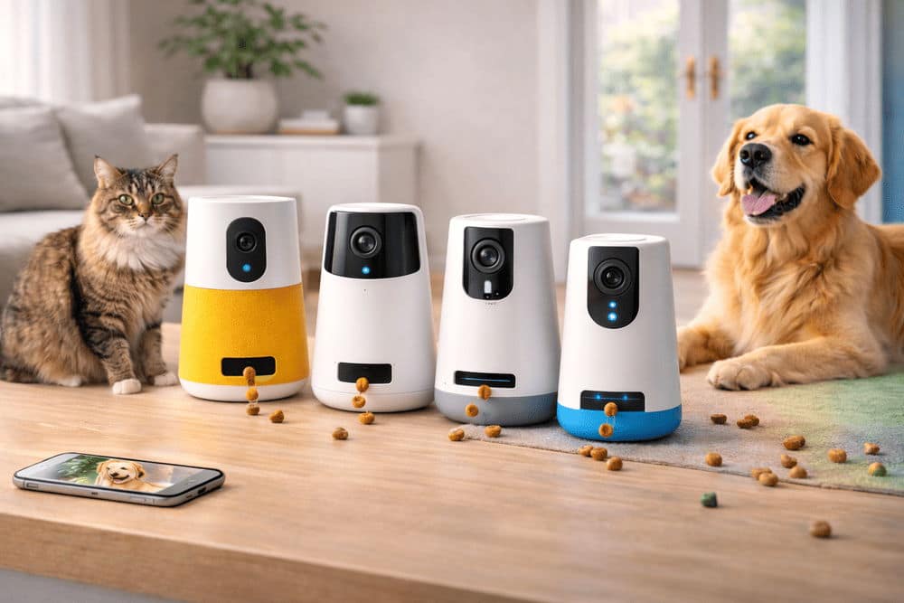 5 Best Smart Pet Cameras With Treat Dispensers (Furbo Alternatives)